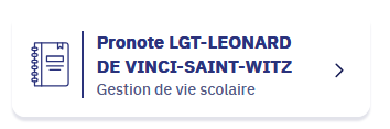 ENT - Accès à PRONOTE / MONLYCEE.NET - Lycée Léonard de Vinci